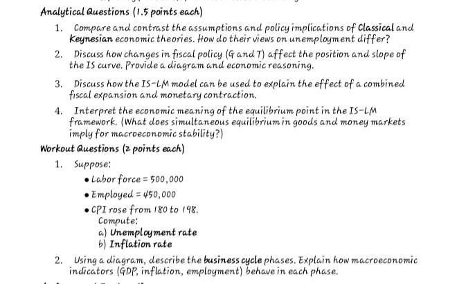 Using a diagram, describe the business cycle | StudyX
