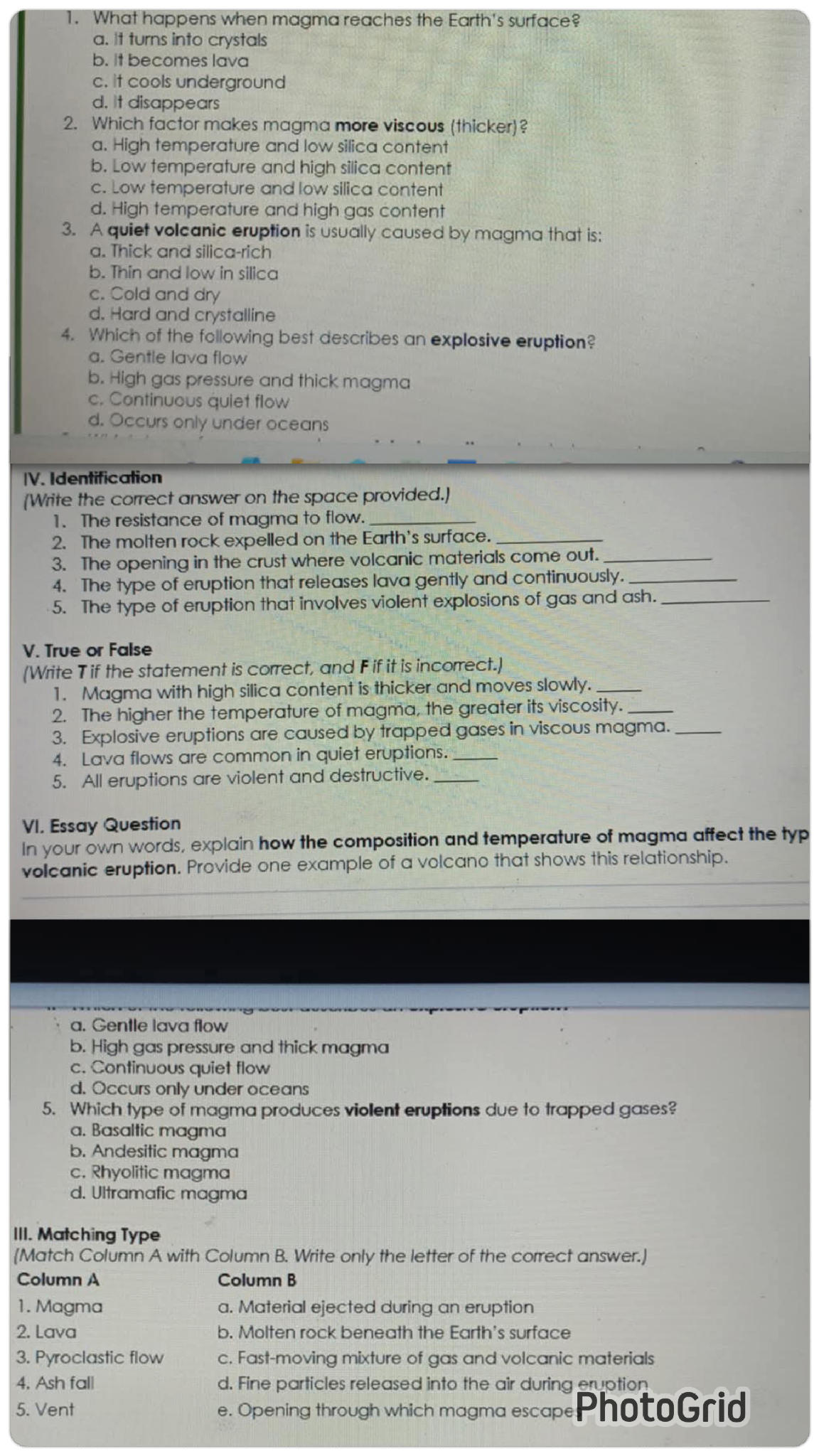 VI. Essay Question In your own words, | StudyX