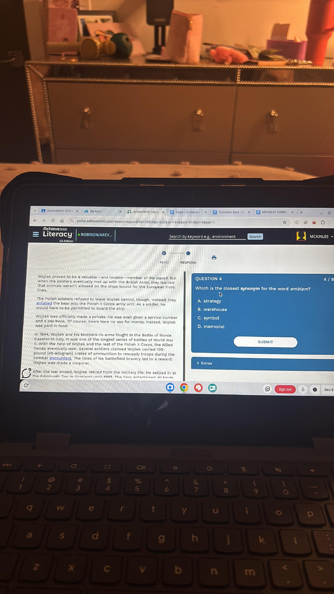 Wojtek proved to be a valuable—and | StudyX