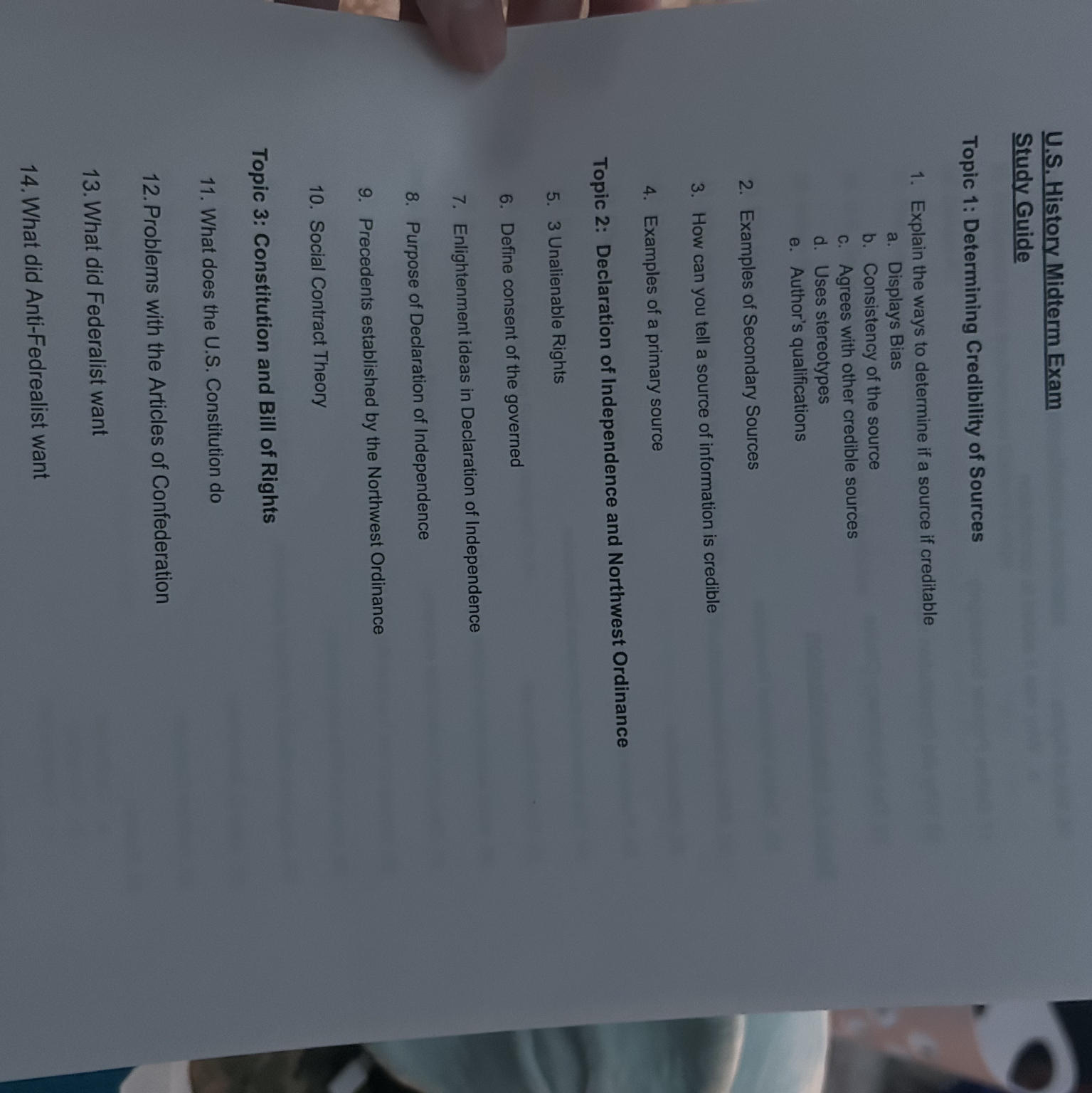 Examples of a primary source | StudyX