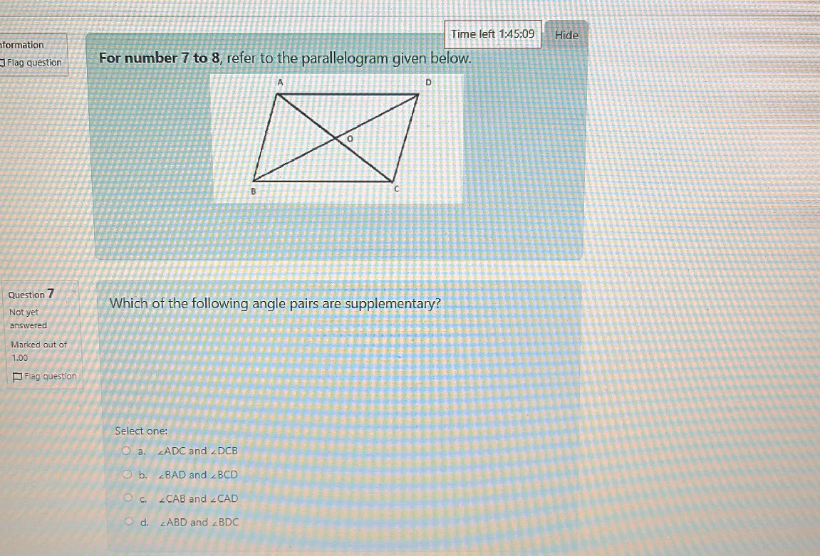 For number 7 to 8, refer to the | StudyX