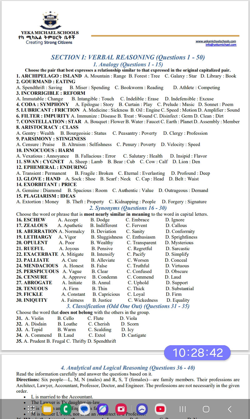 Choose the word or phrase that is most | StudyX