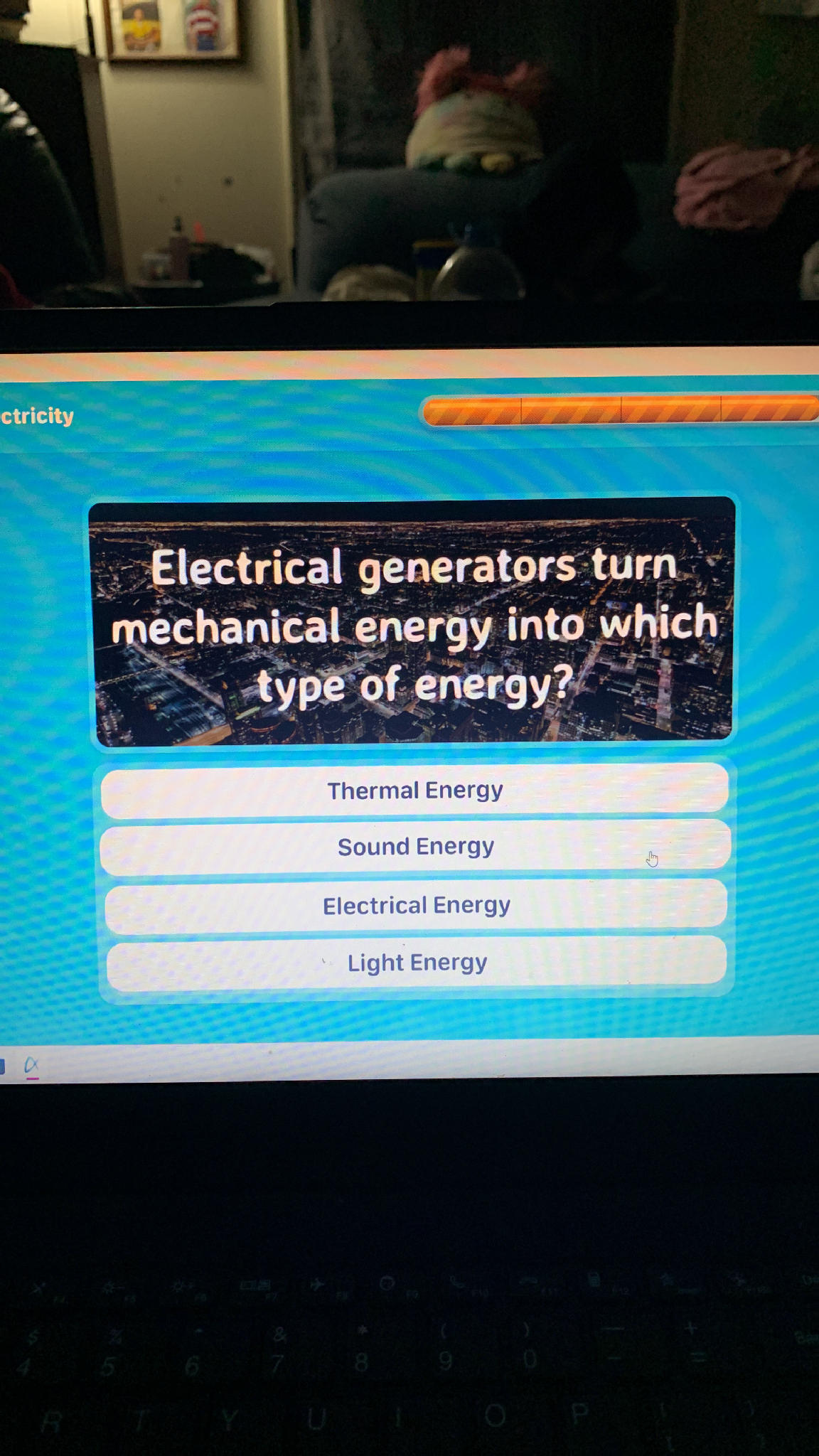 Electrical generators turn mechanical energy | StudyX