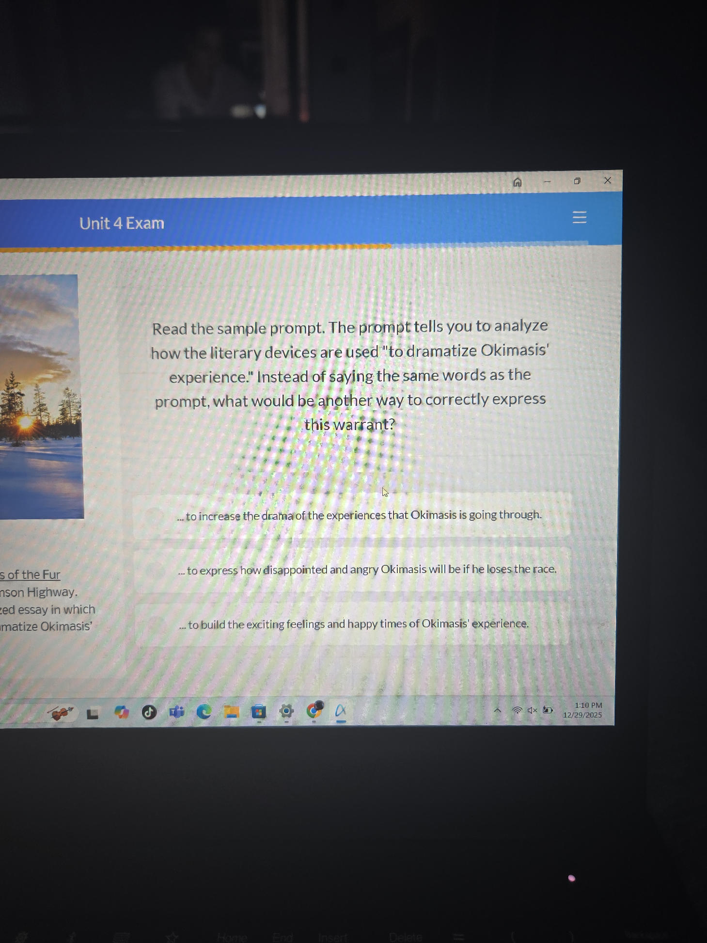 Read the sample prompt. The prompt tells you | StudyX