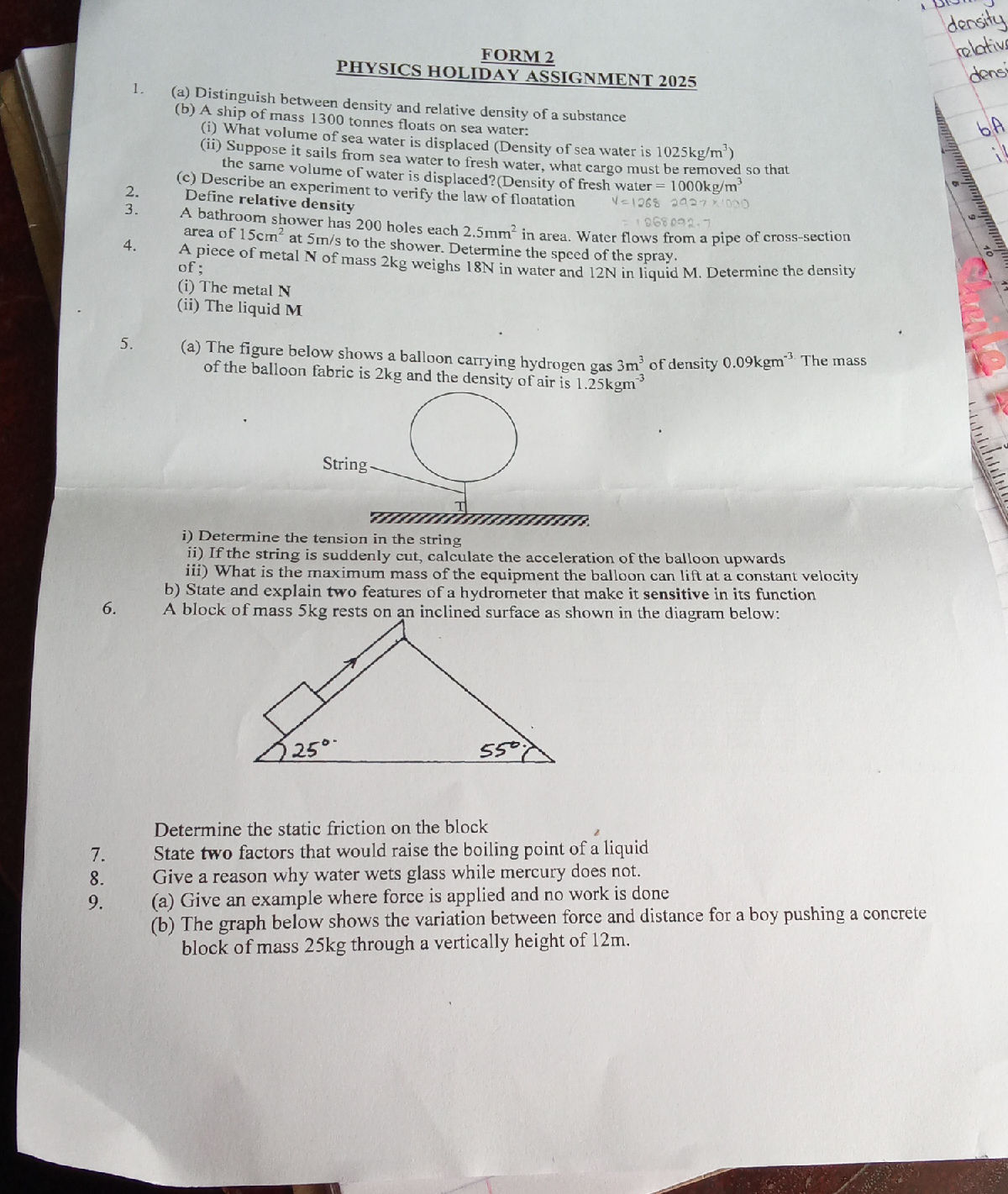 (a) The figure below shows a balloon | StudyX
