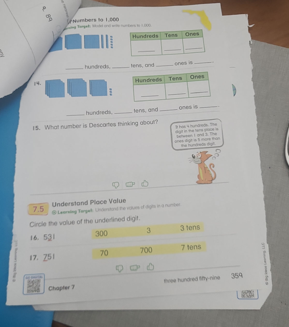 Learning Target: Model and write numbers to | StudyX