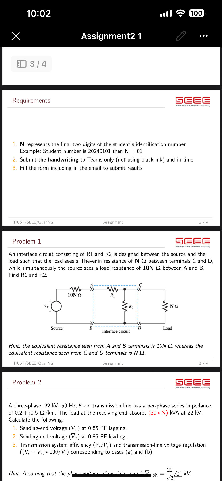 Problem 1 An interface circuit consisting | StudyX