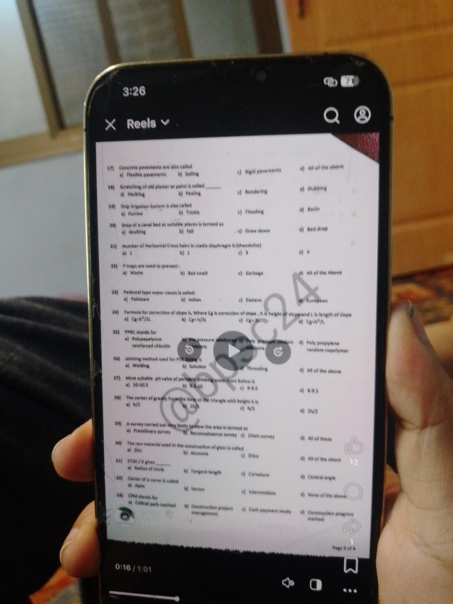 Drip Irrigation System is also called a) | StudyX