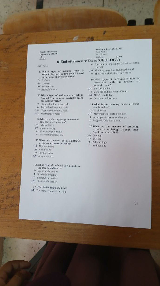 12. Which type of seismic wave is | StudyX