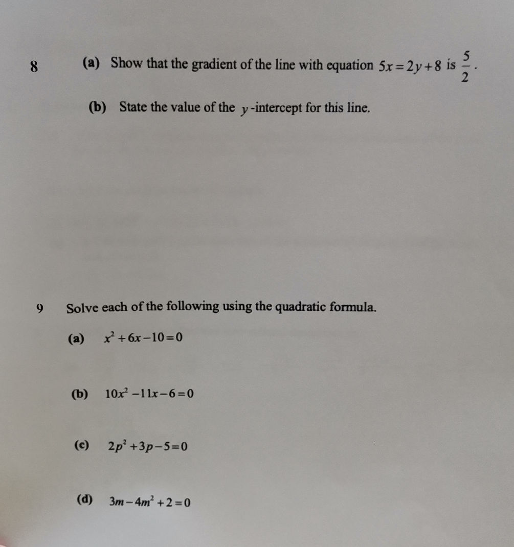 Solve each of the following using the | StudyX