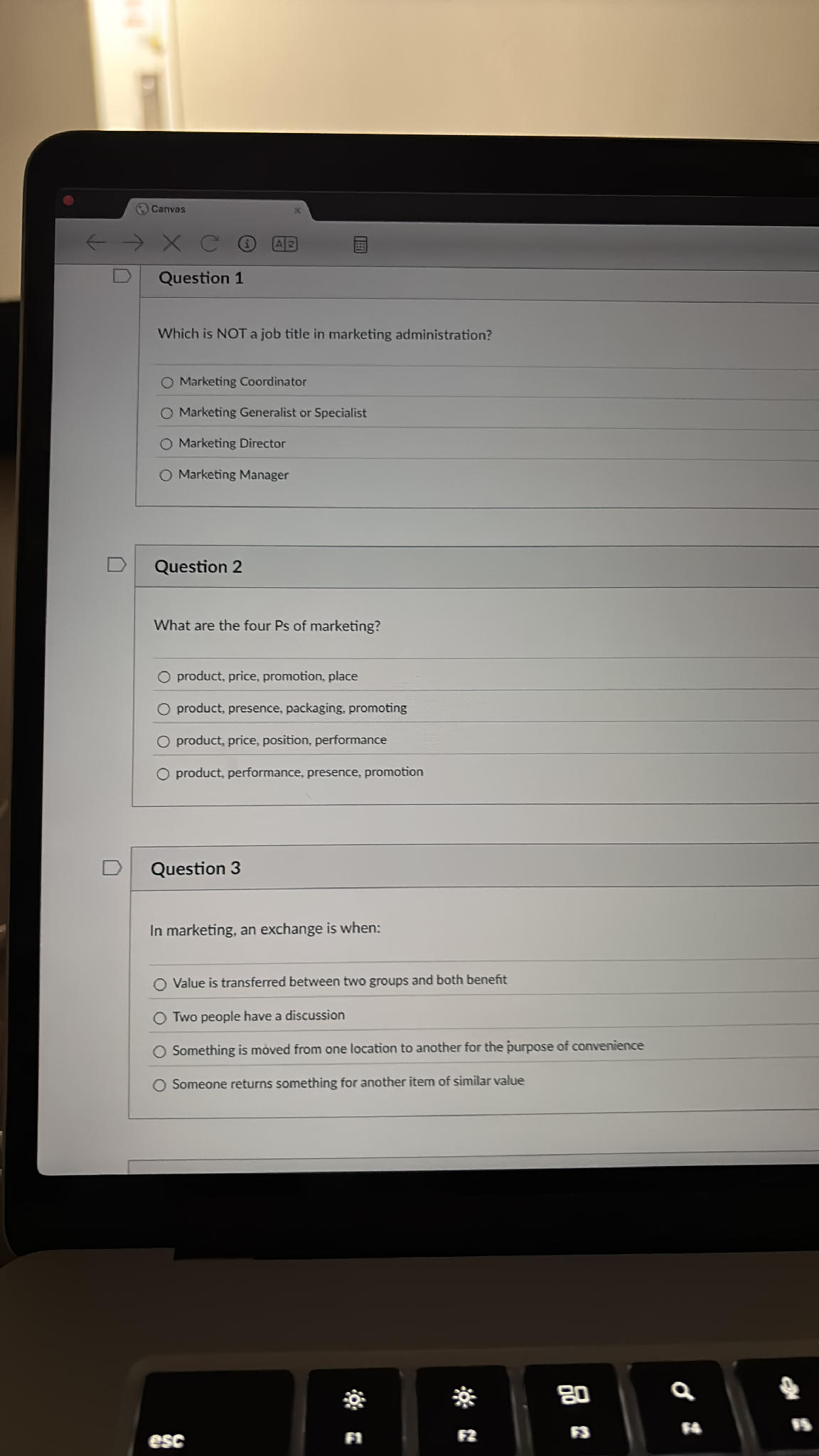 What are the four Ps of marketing? product, | StudyX