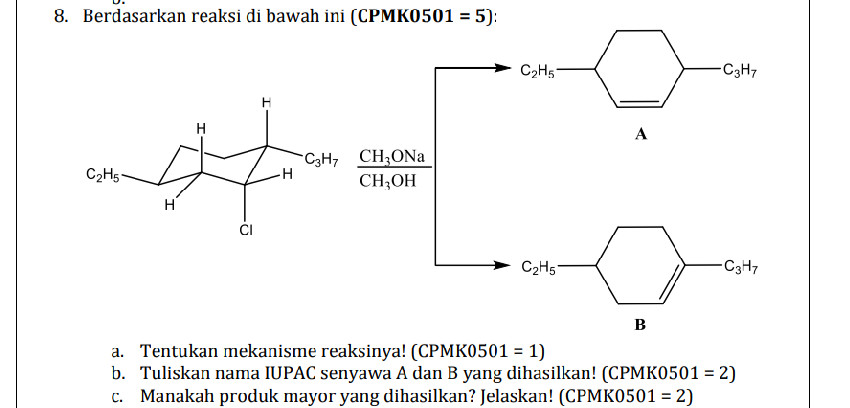 Berdasarkan reaksi di bawah ini: ``` [Image | StudyX
