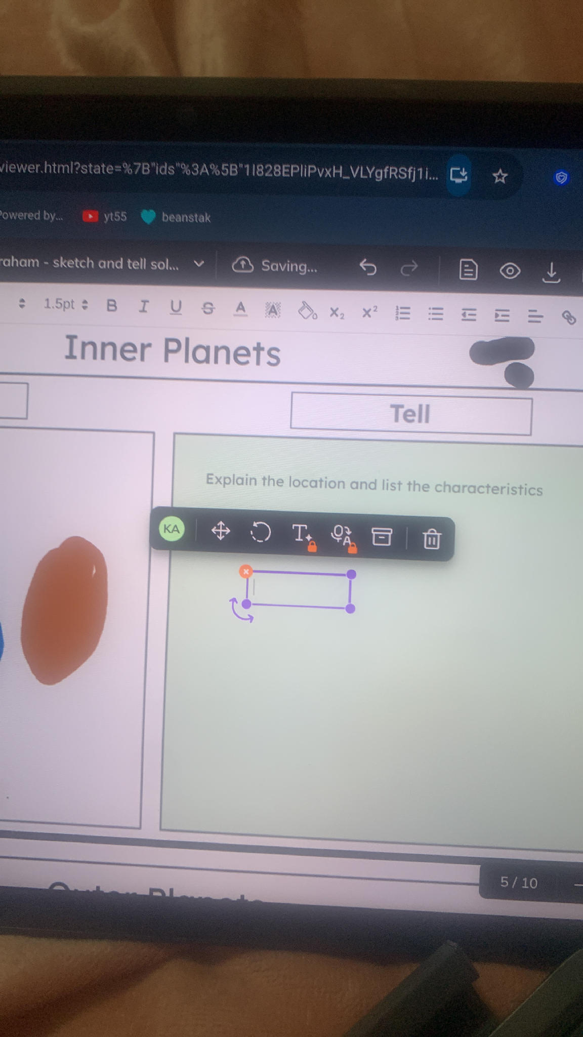 Inner Planets Explain the location and list | StudyX