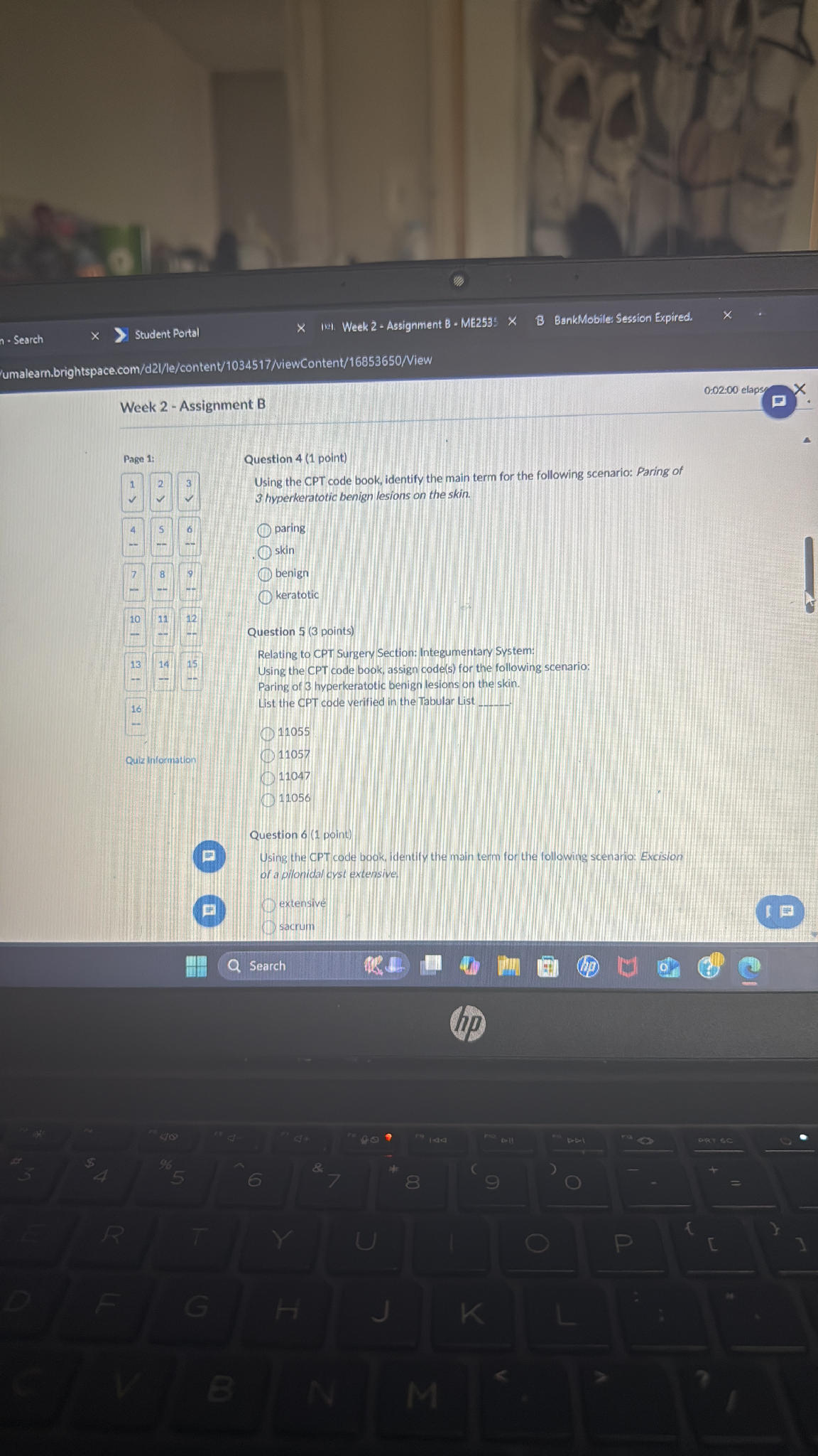 Question 4 (1 point) Using the CPT code | StudyX