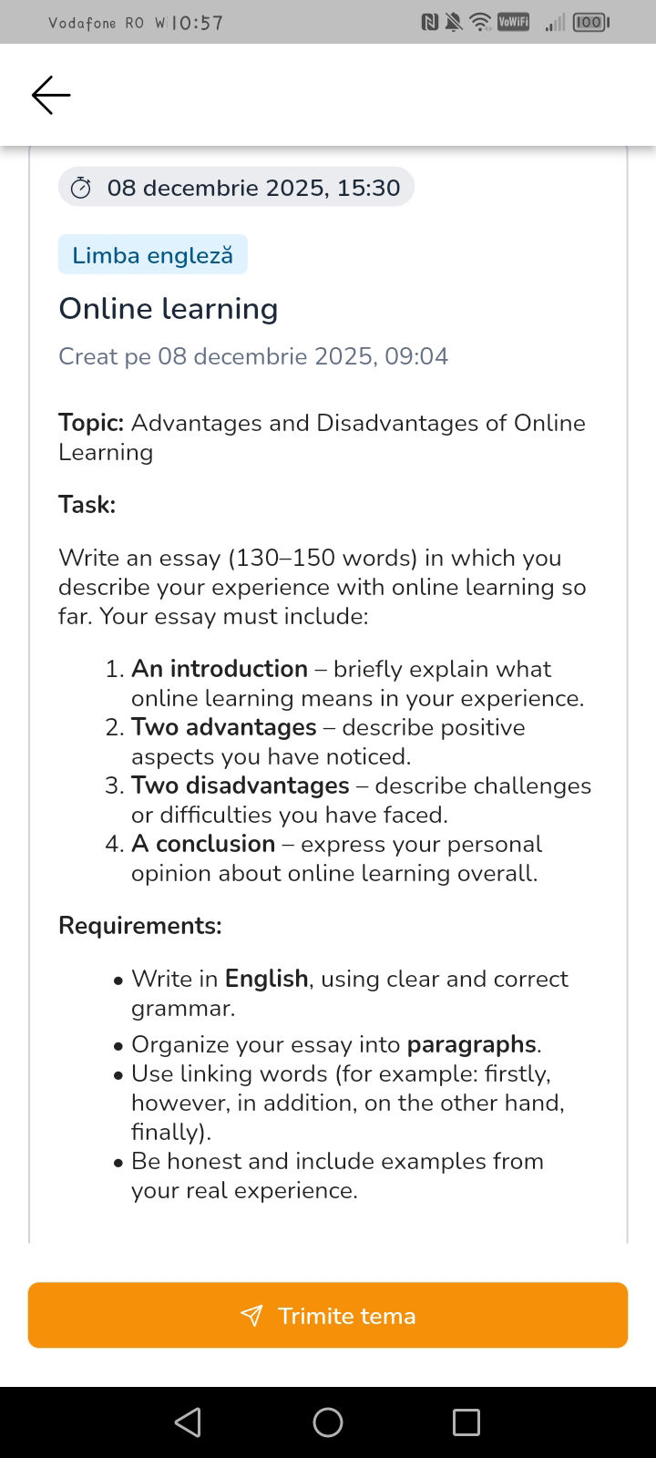 Write an essay (130-150 words) in which you | StudyX