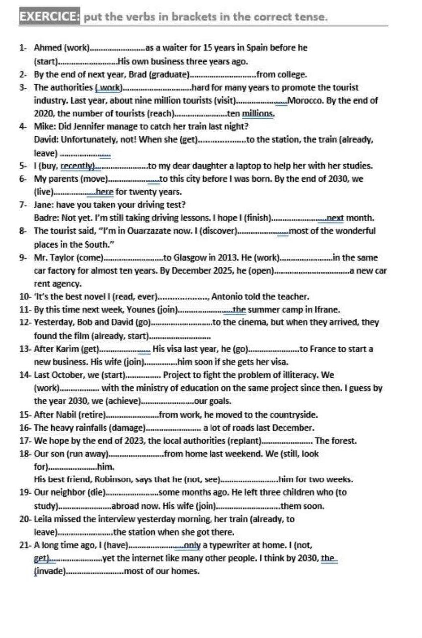 I (buy, recently) .......................to | StudyX