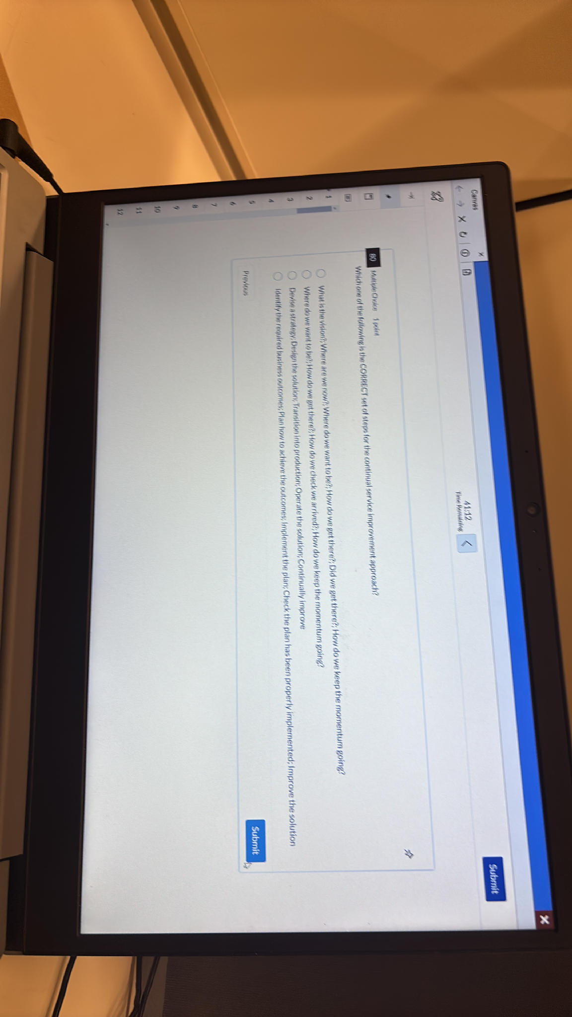 Multiple Choice 1 point Which one of the | StudyX