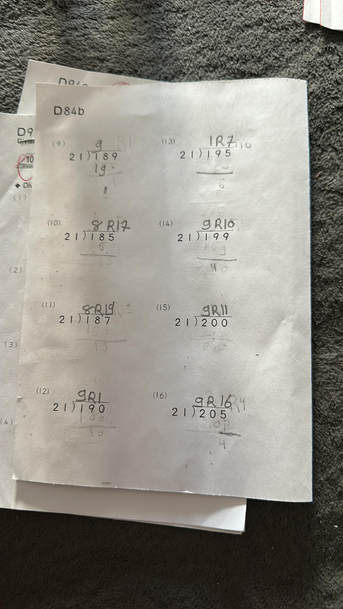 Solve the division problem and find the | StudyX