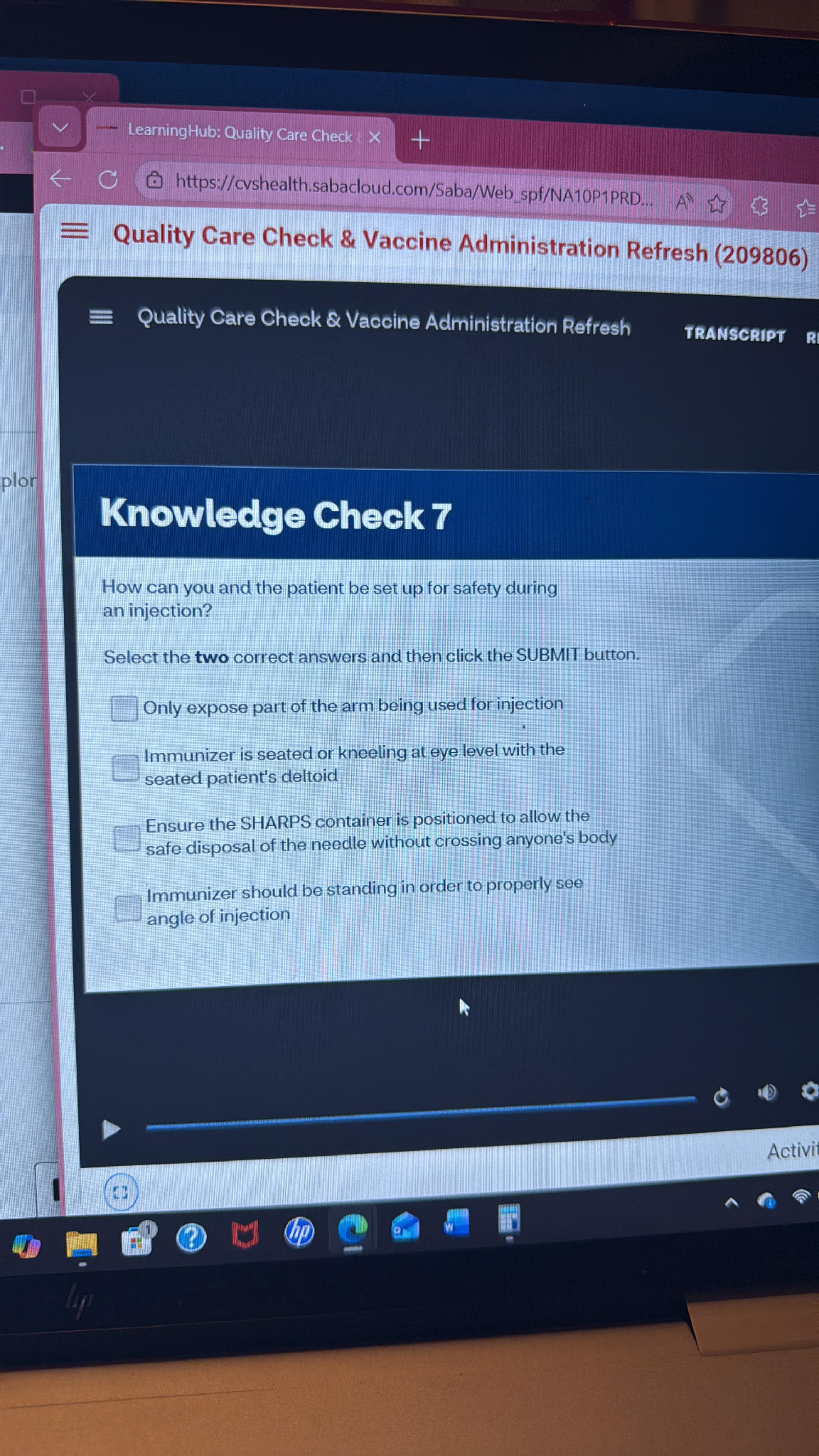 Knowledge Check 7 How can you and the | StudyX