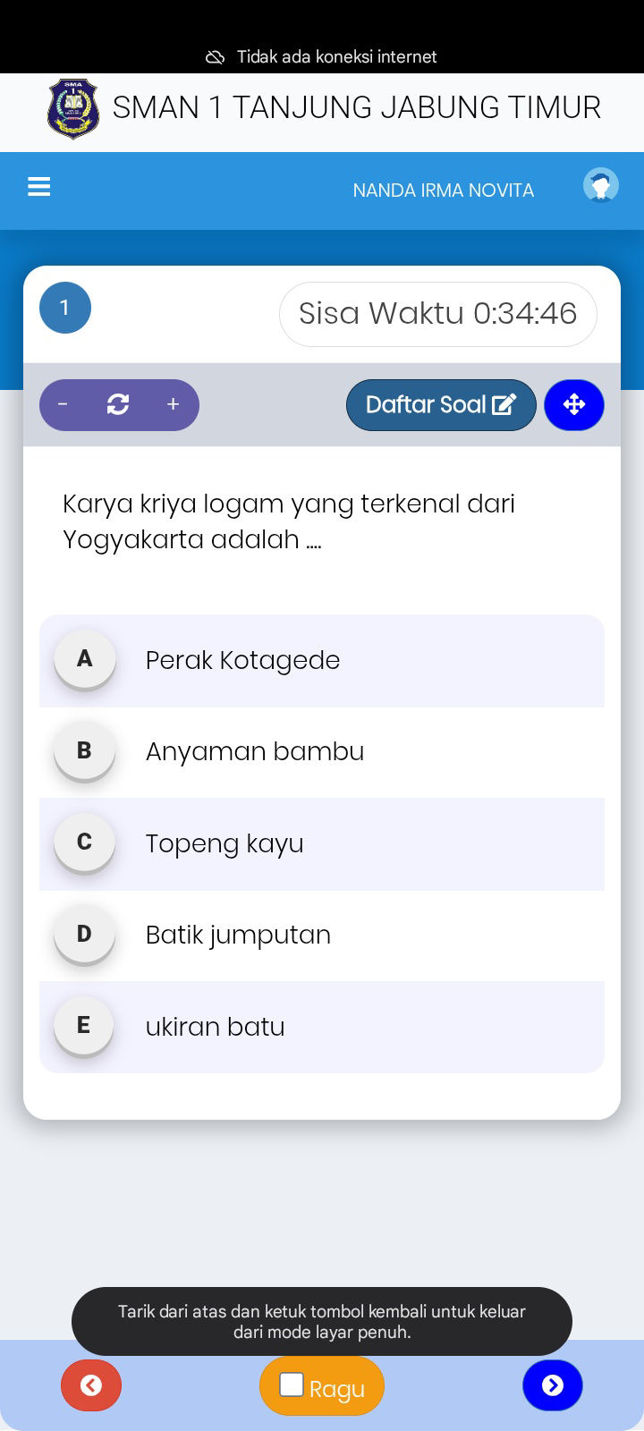 Karya kriya logam yang terkenal dari | StudyX