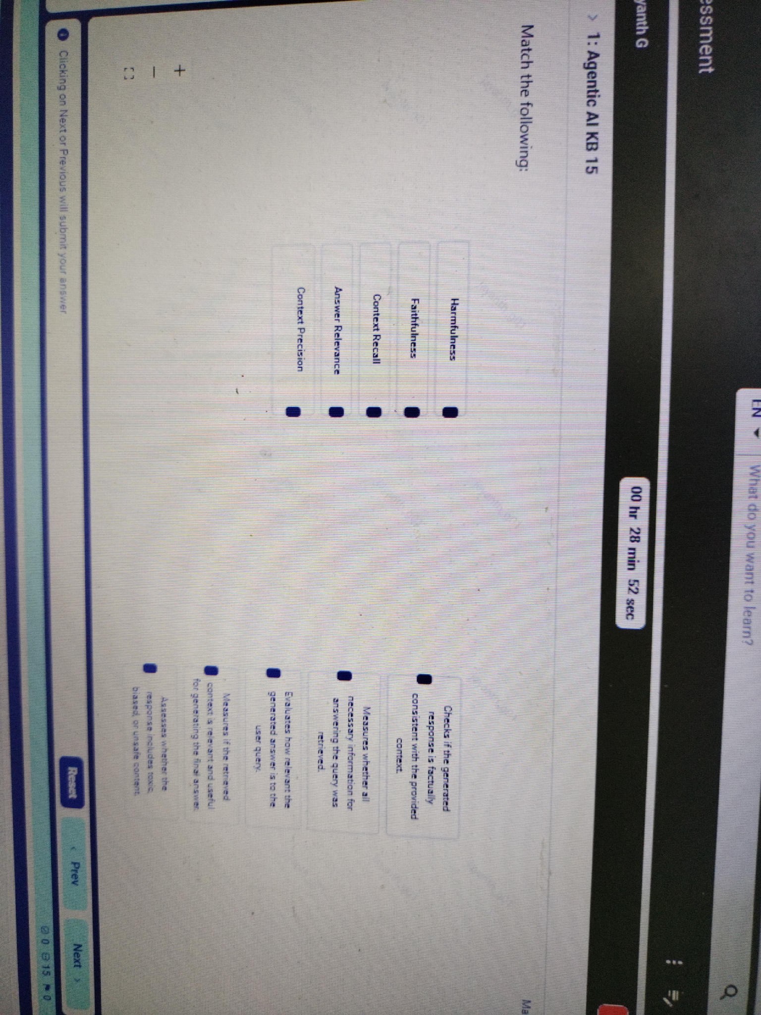 Match the following: Harmfulness | StudyX