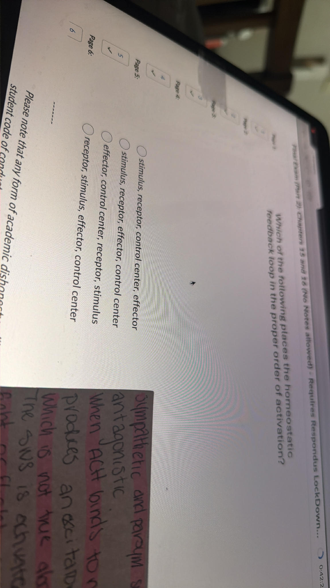 Which of the following places the | StudyX