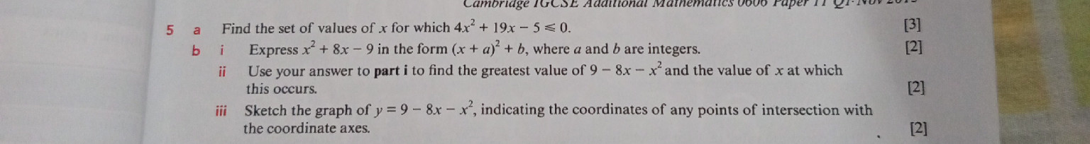 a Find the set of values of x for which | StudyX