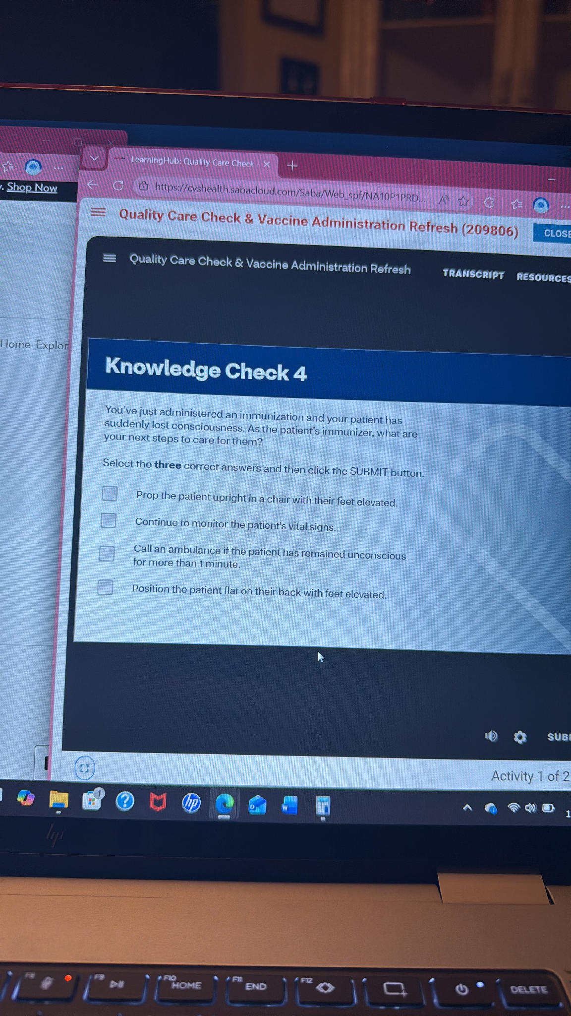 Knowledge Check 4 You've just administered | StudyX