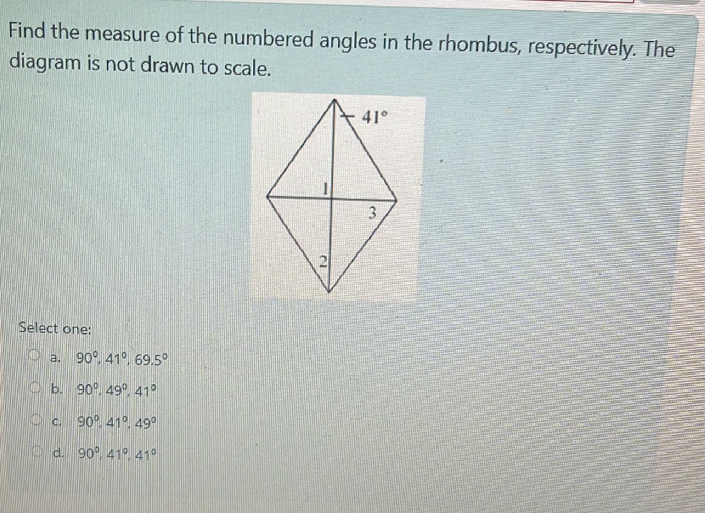 Find the measure of the numbered angles in | StudyX
