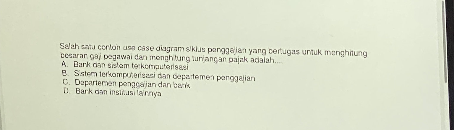 Salah satu contoh use case diagram siklus | StudyX