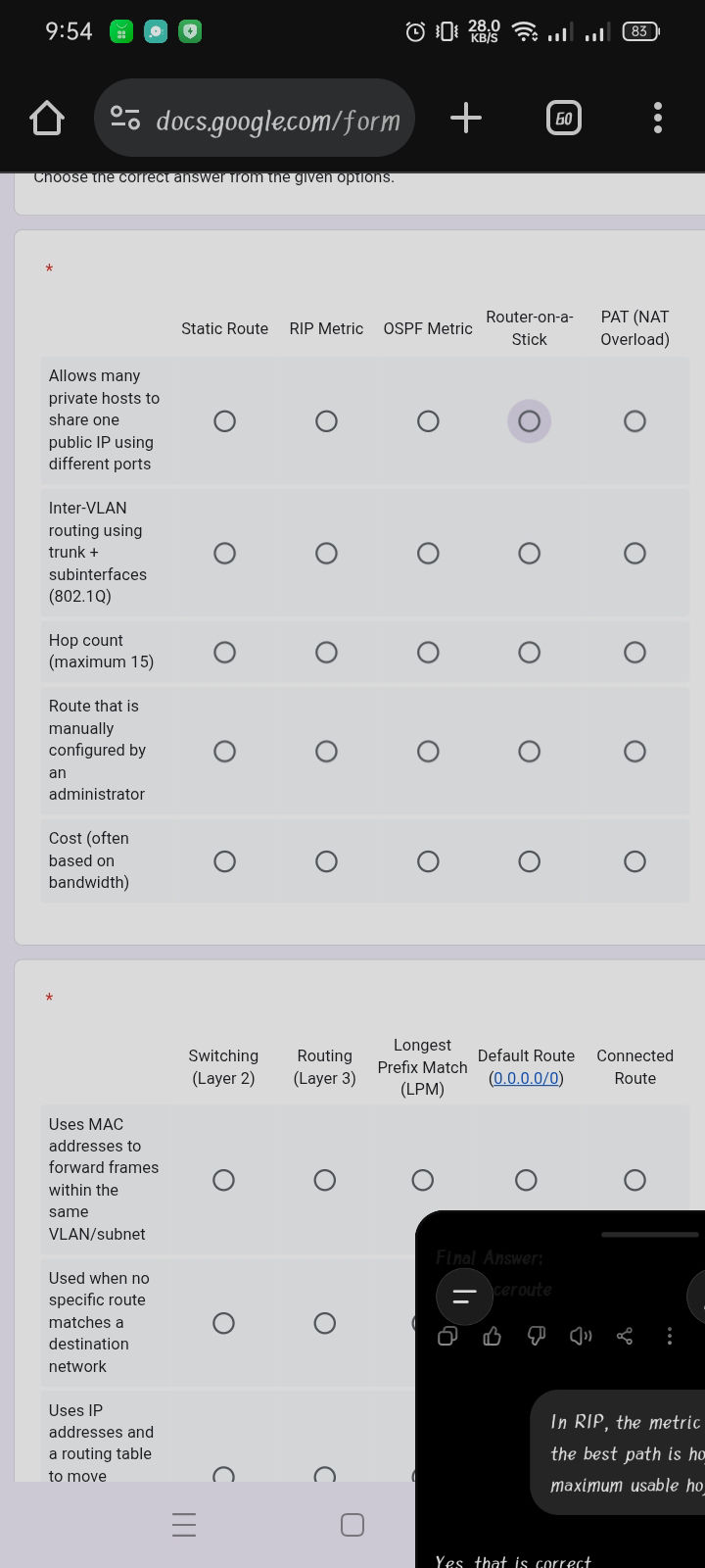 Allows many private hosts to share one | StudyX