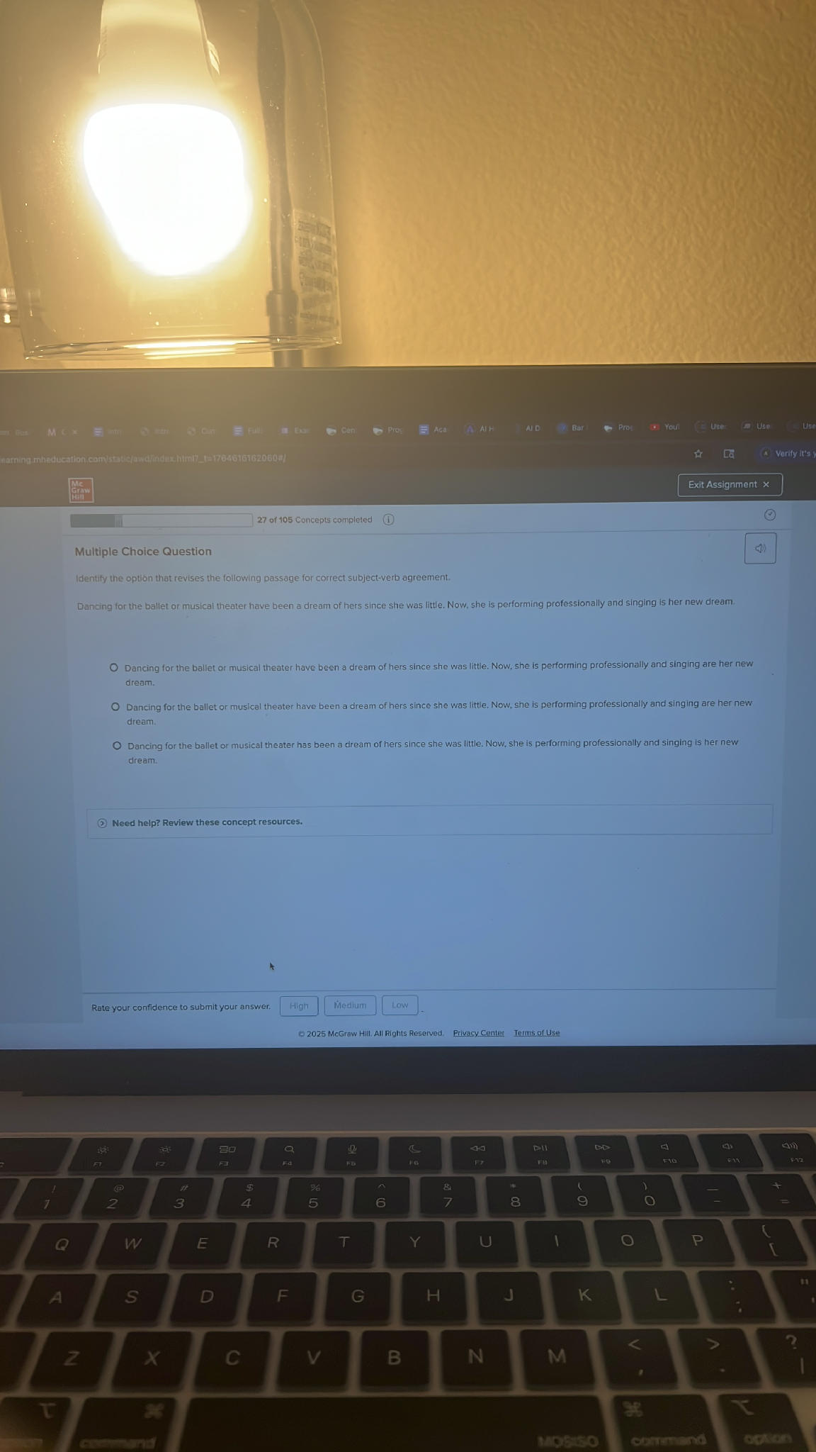 Multiple Choice Question Identify the option | StudyX