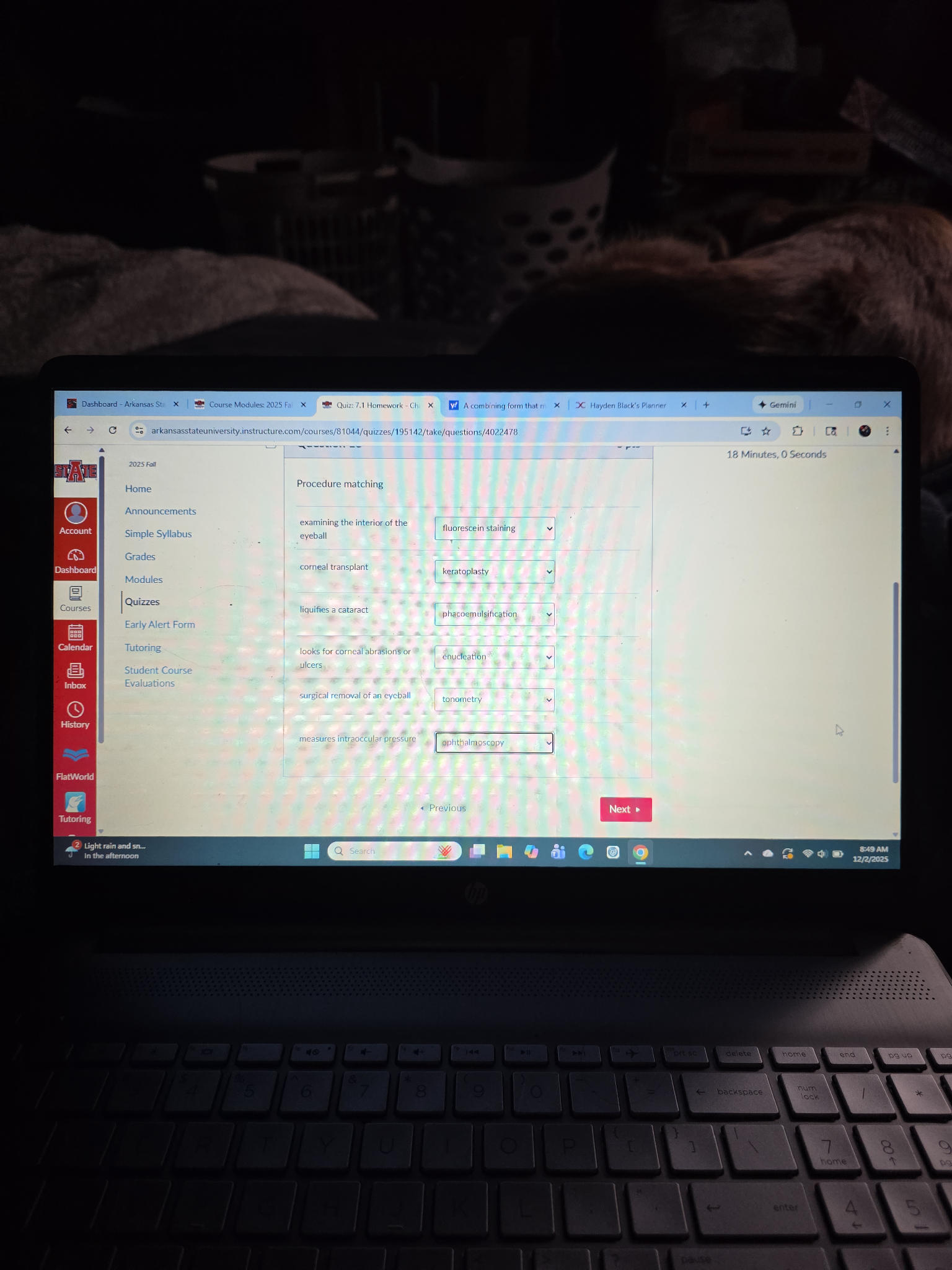 Procedure matching | Procedure/Action | | StudyX