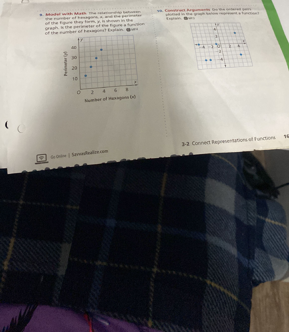 10. Construct Arguments Do the ordered pairs | StudyX