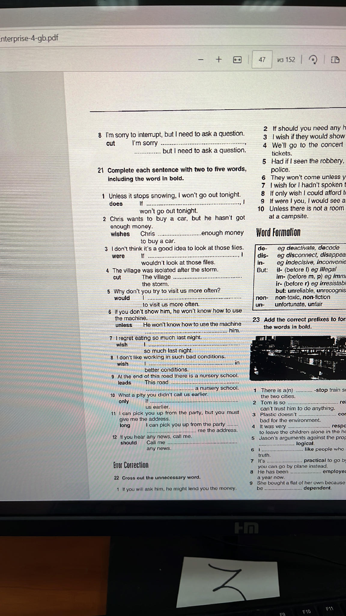 I'm sorry to interrupt, but I need to ask a | StudyX