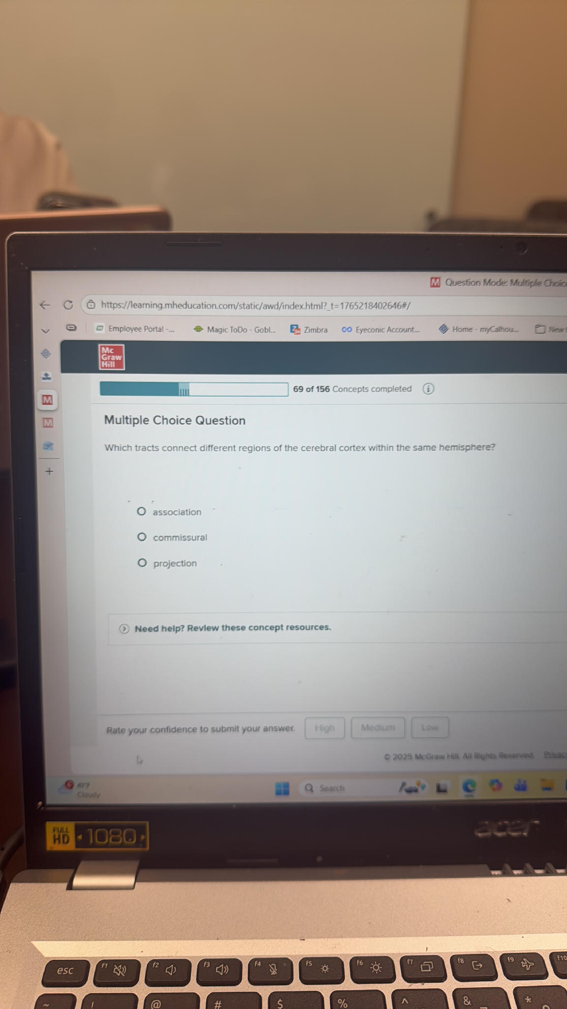 Multiple Choice Question Which tracts | StudyX