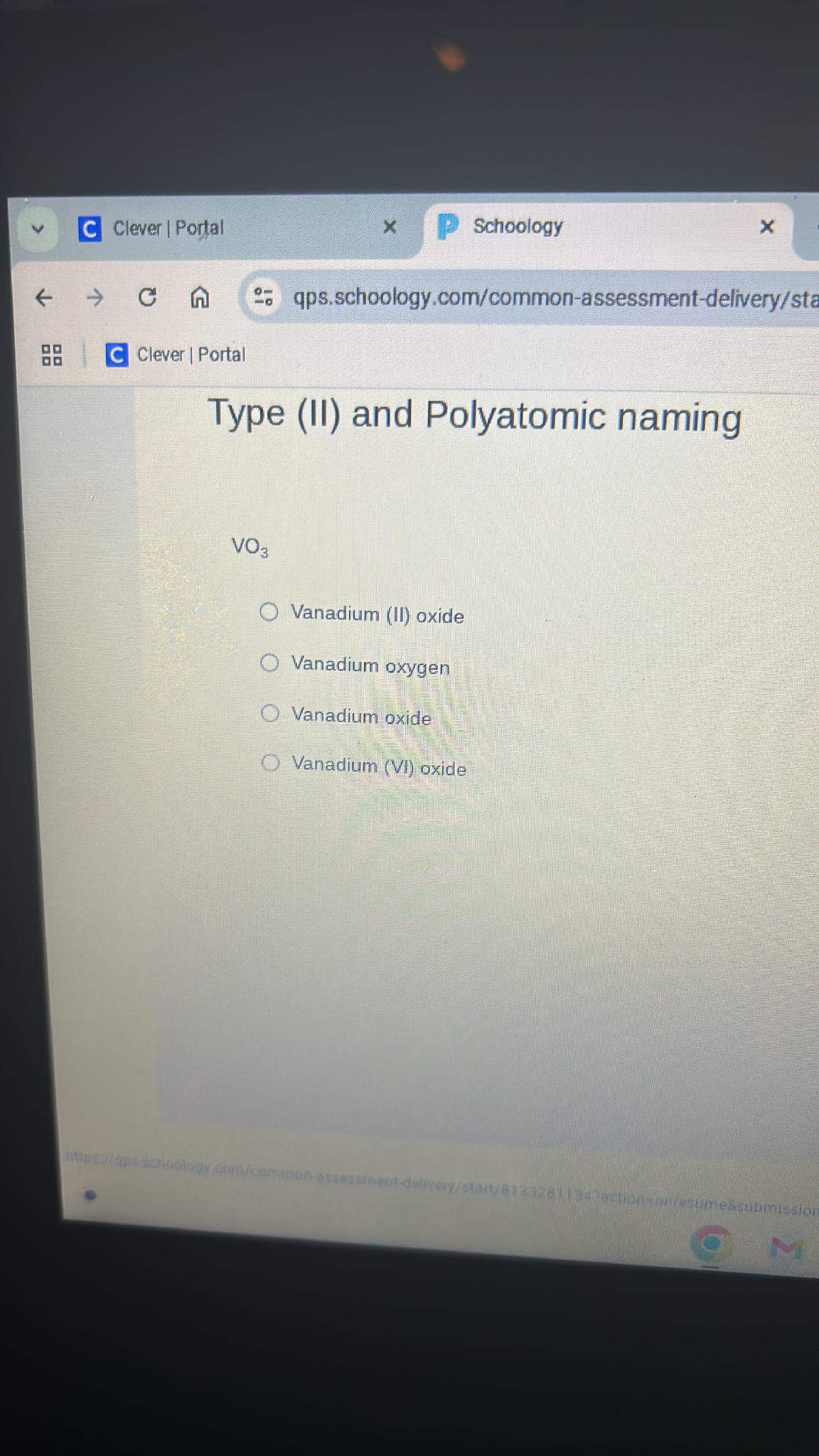 Type (II) and Polyatomic naming What is the | StudyX