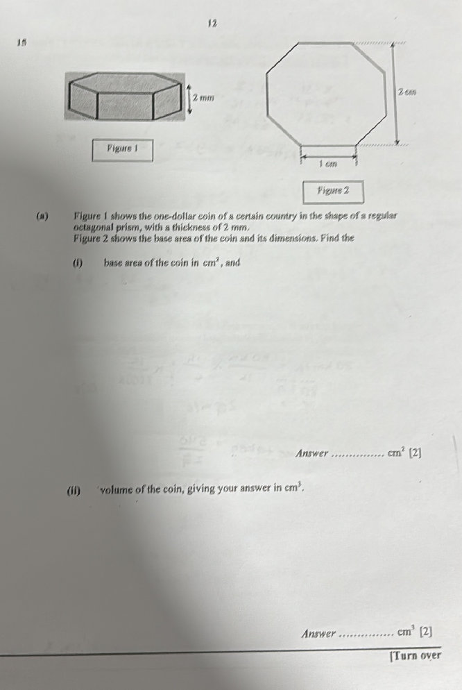 Figure 1 shows the one-dollar coin of a | StudyX