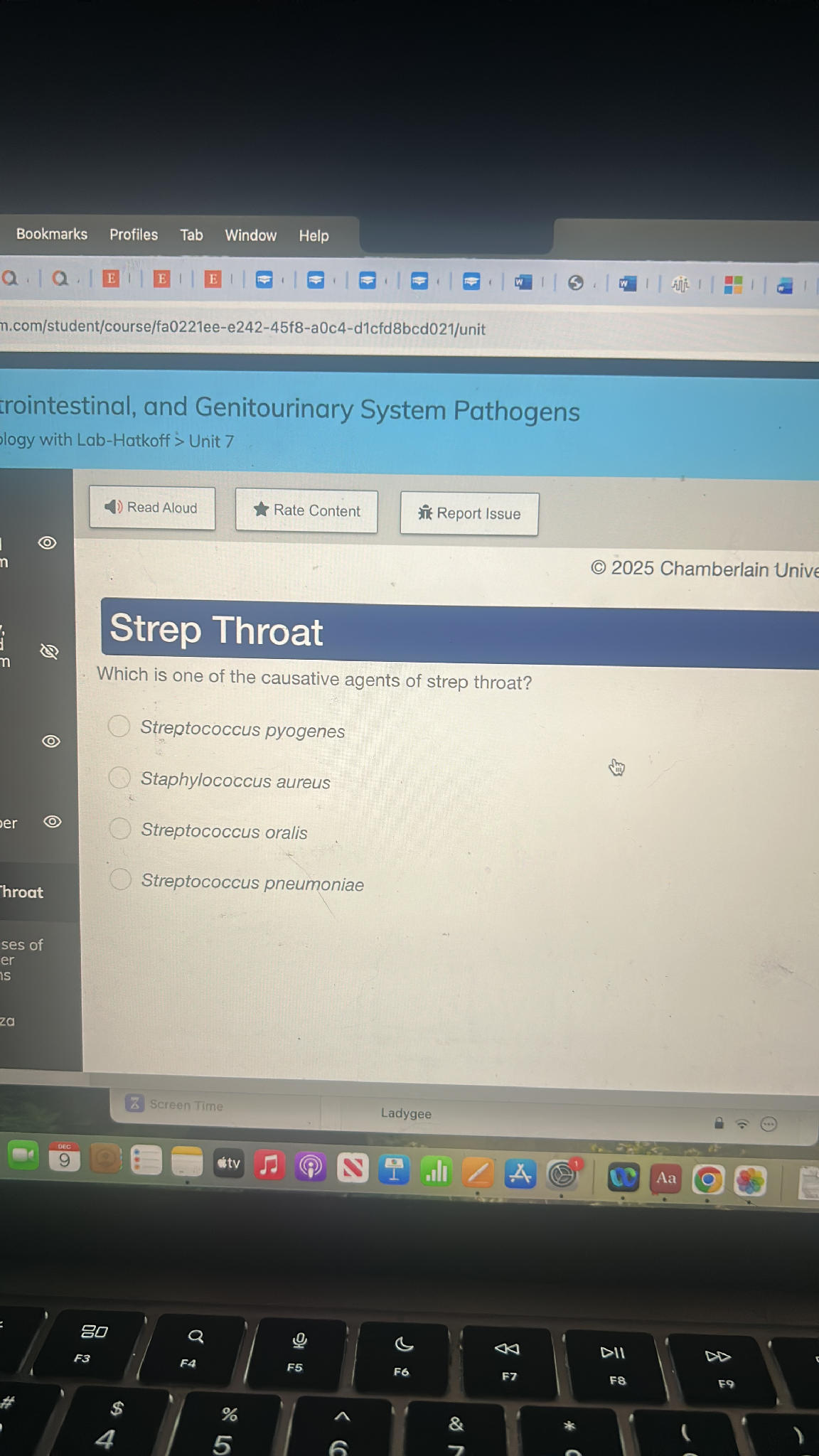 Strep Throat Which is one of the causative | StudyX
