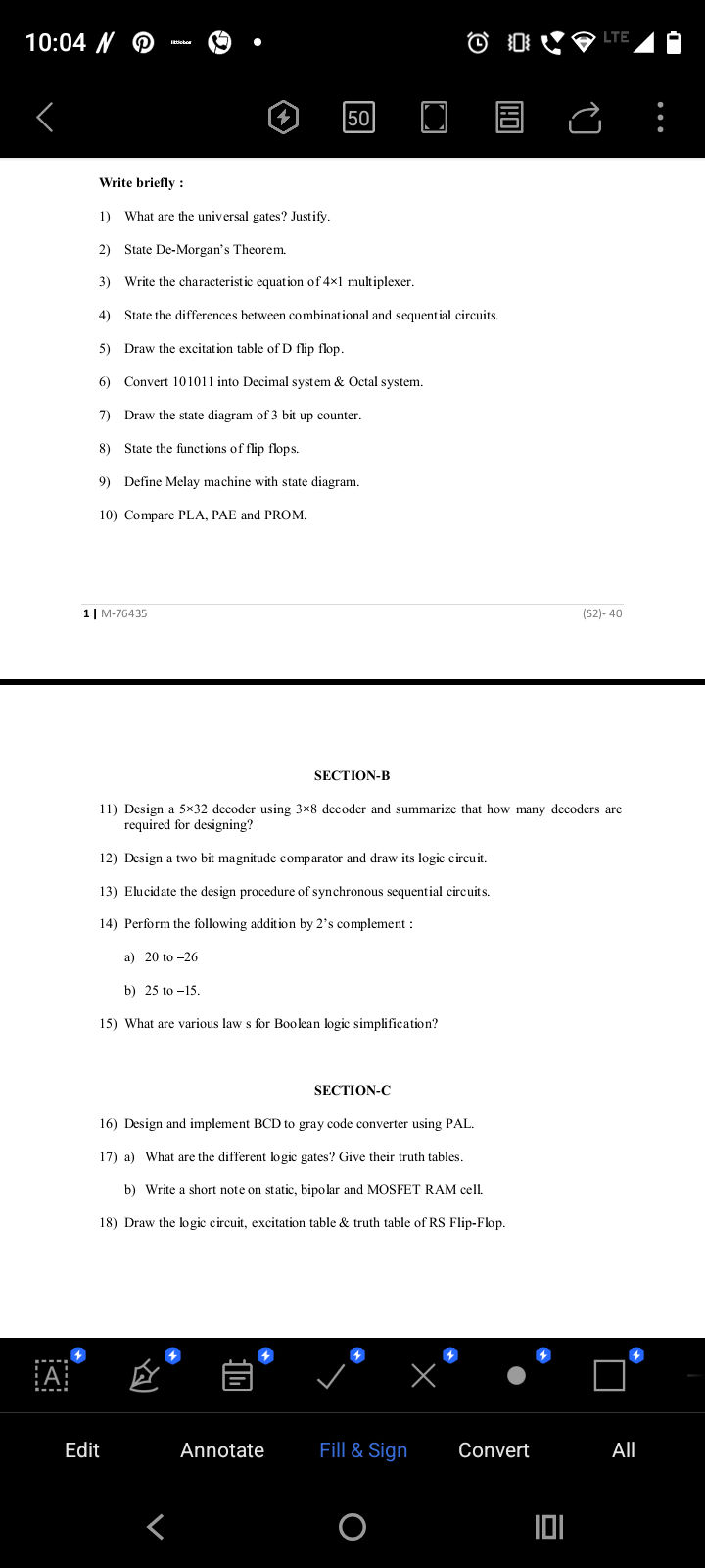 11) Design a 5×32 decoder using 3×8 decoder | StudyX