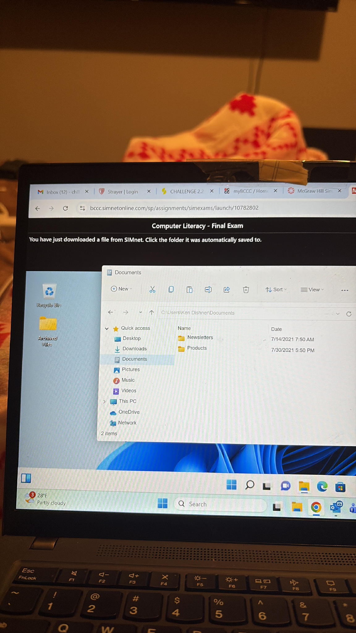Computer Literacy - Final Exam You have | StudyX
