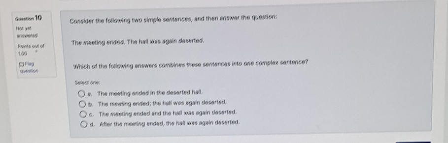 Consider the following two simple sentences, | StudyX