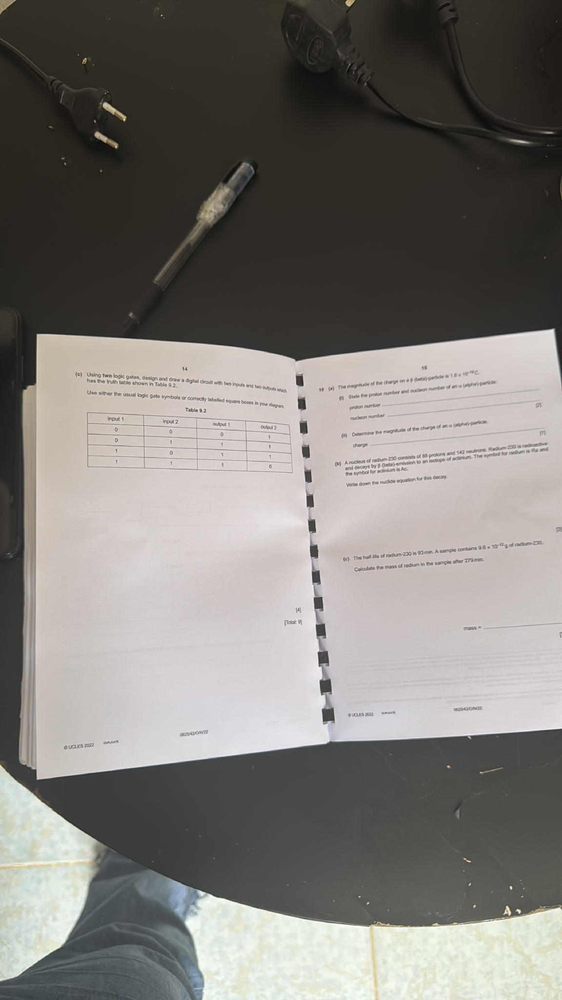 (c) Using two logic gates, design and draw a | StudyX