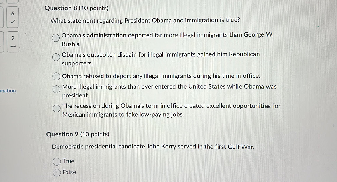 Question 8 (10 points) What statement | StudyX