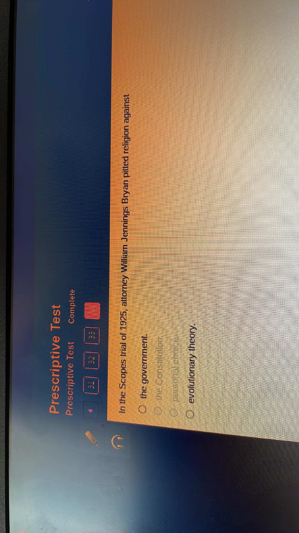 In the Scopes trial of 1925, attorney | StudyX