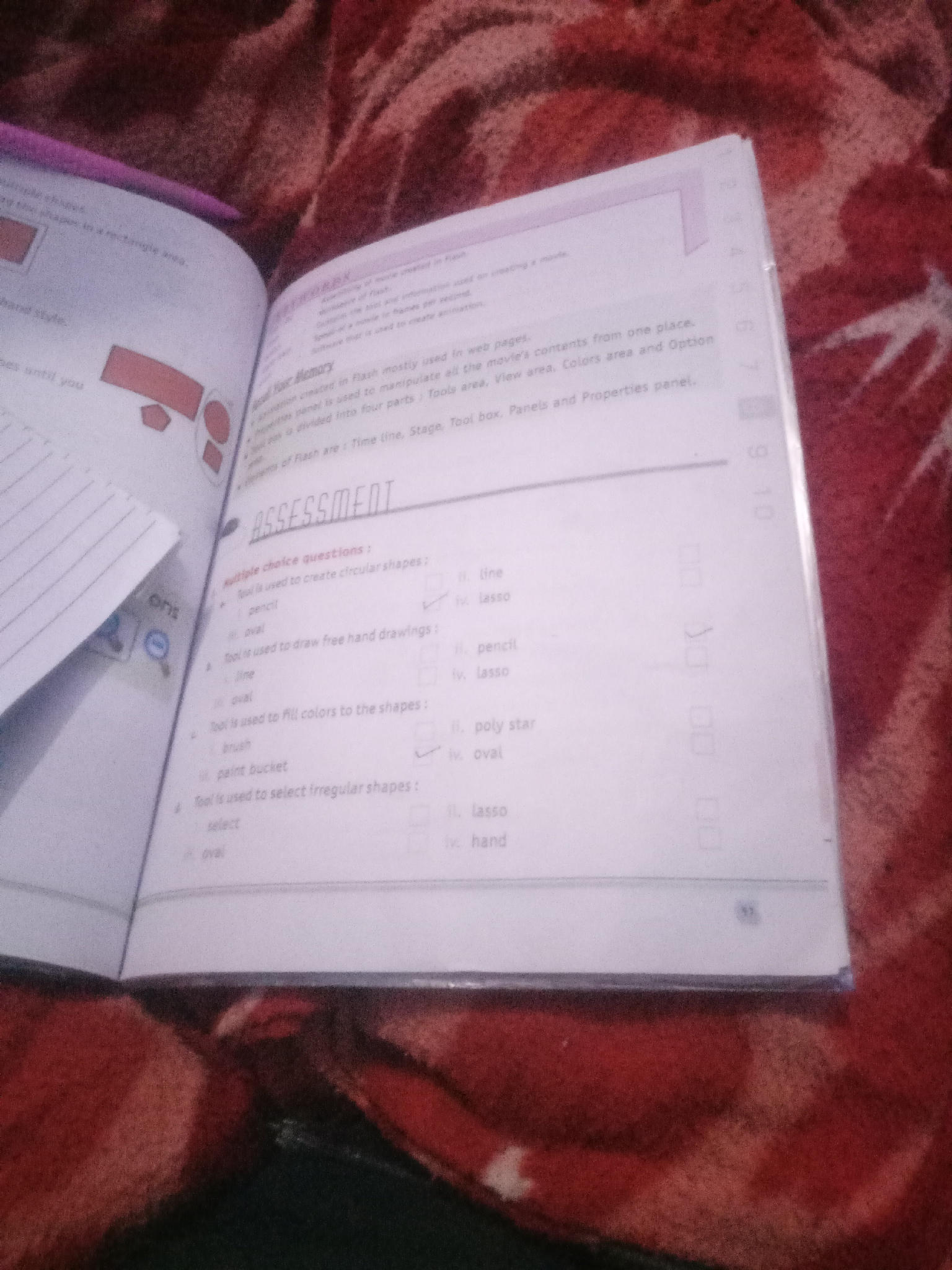 Tool is used to create circular shapes: I. | StudyX