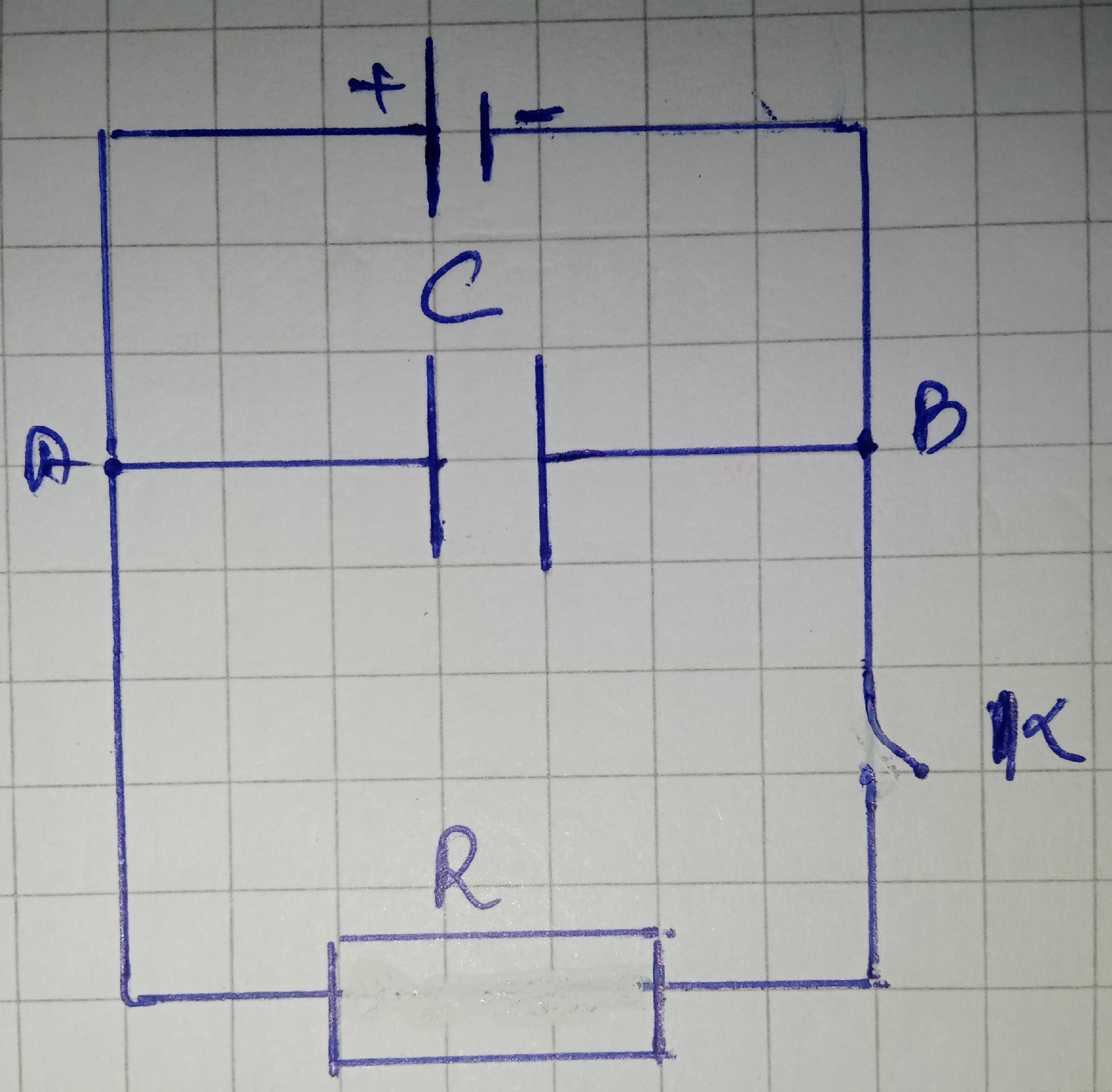 The image shows a simple electrical circuit | StudyX