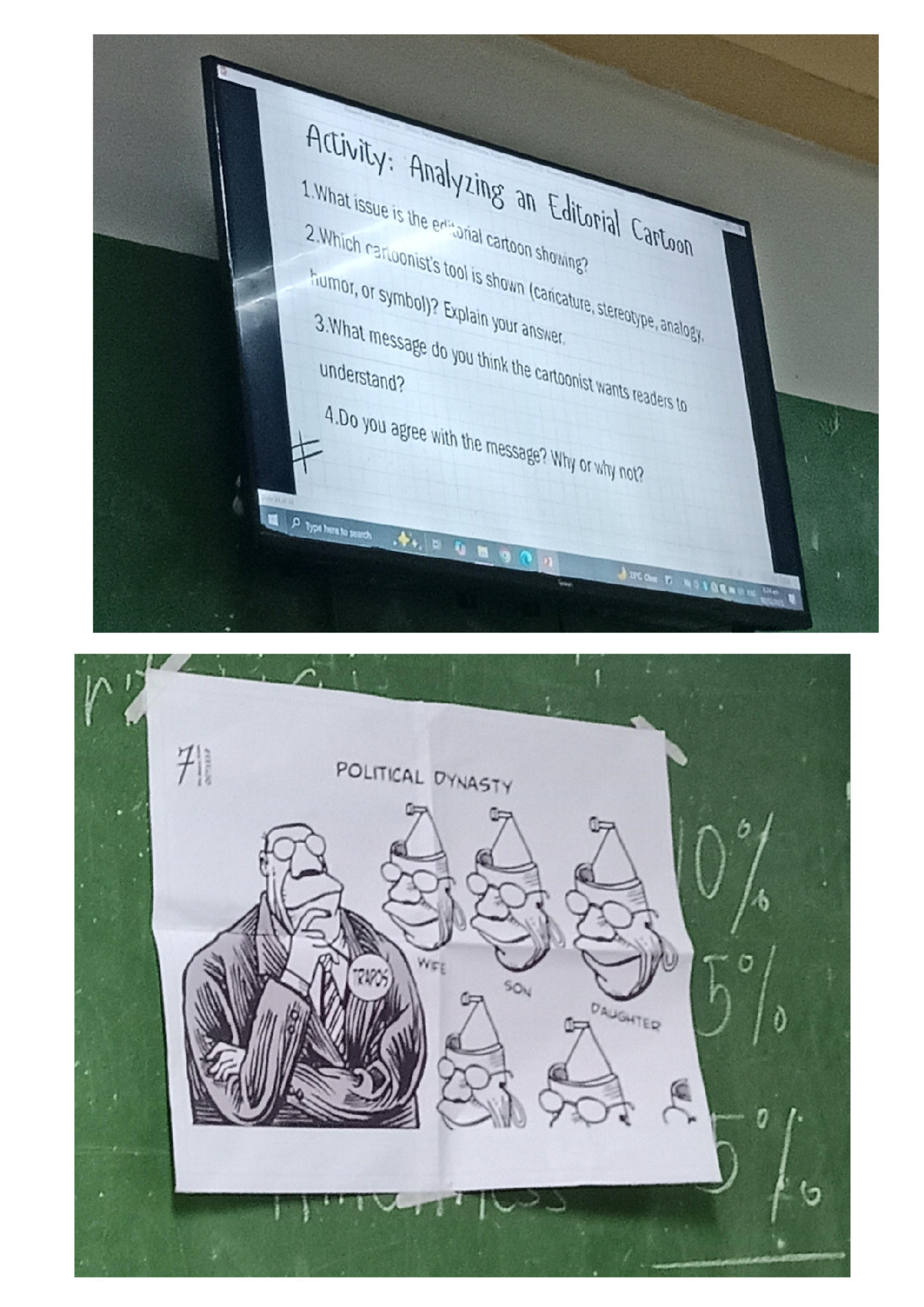 Activity: Analyzing an Editorial Cartoon 1. | StudyX