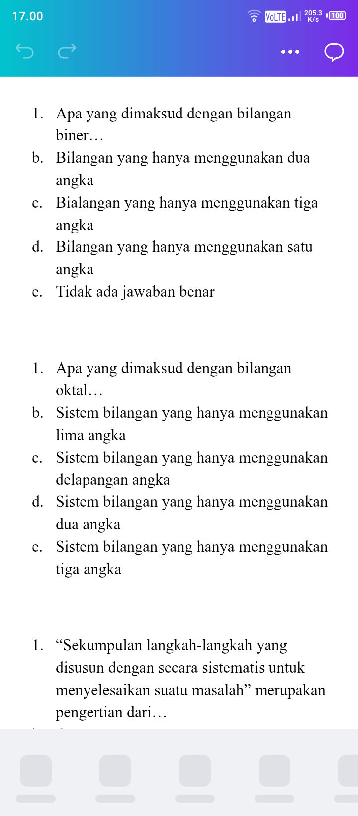 Apa yang dimaksud dengan bilangan biner... | StudyX