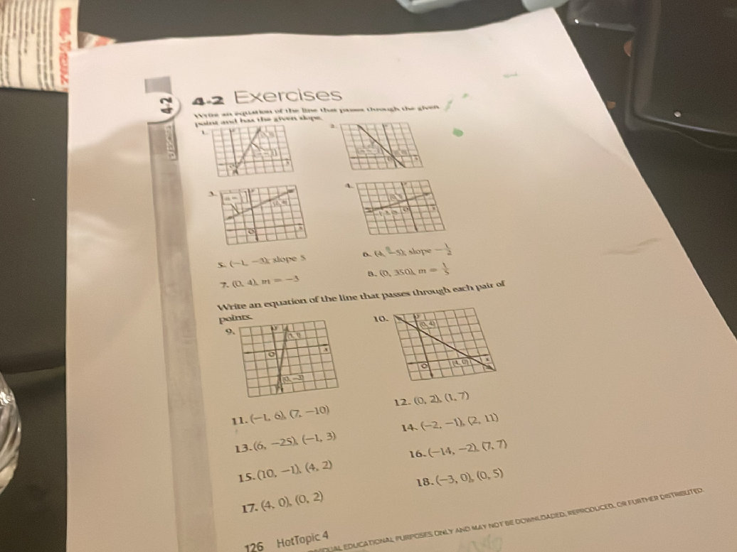 Write an equation of the line that passes | StudyX